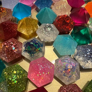 Resin Jewels Random Assortment / Loose Parts / Sensory Play / Treasure ...