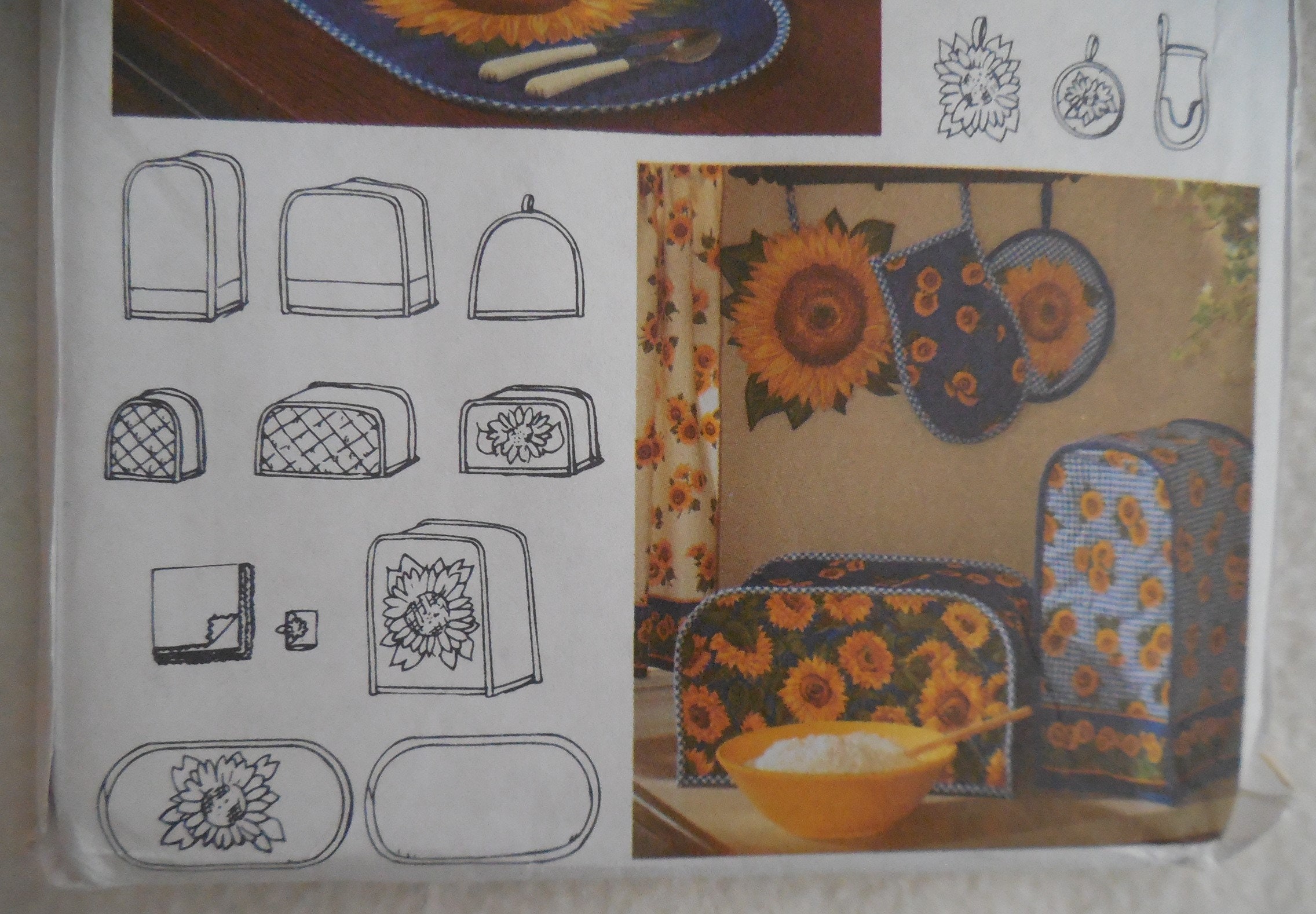 Simplicity Home Pattern 8693 Kitchen Accessories Sew | Etsy