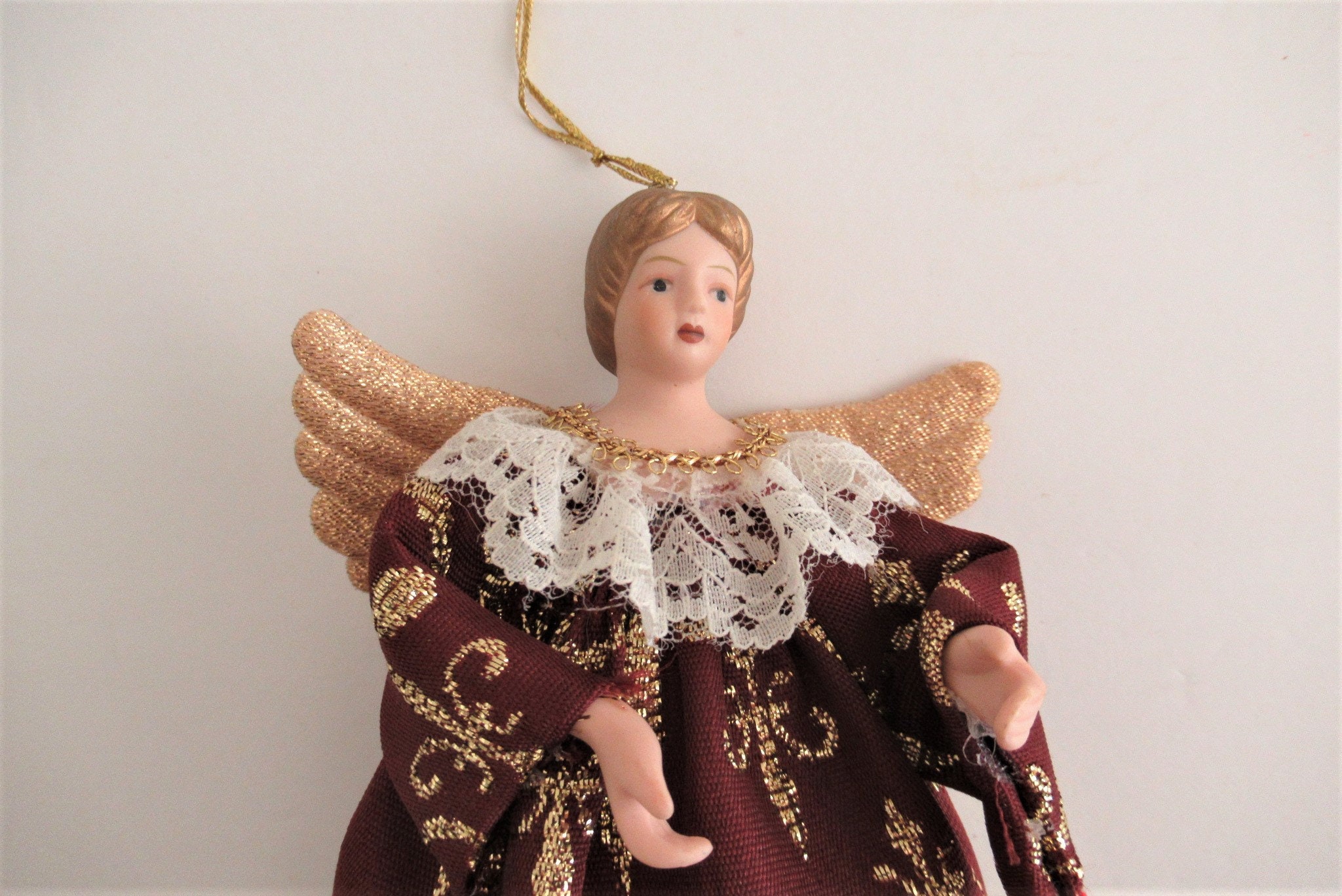 Miniature Angel Tree Topper Angel Doll Ornament Angel | Etsy