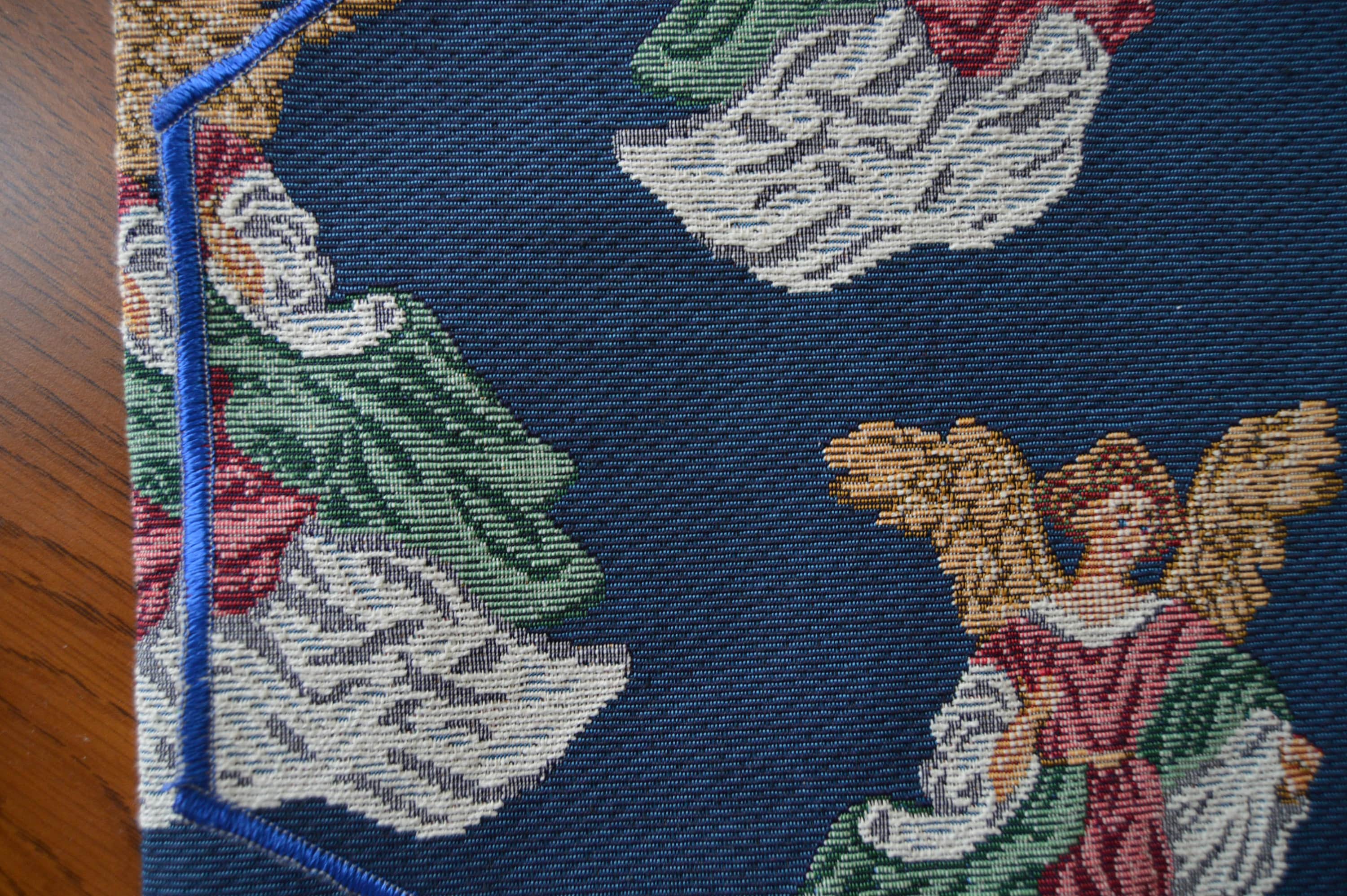 Angel Tablerunner, Angel Table Runner, Dresser Scarf, Tapestry Mantel ...