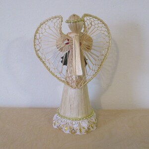 Christmas Angel, Abacá Angel, Straw Angel, Raffia Angel, Christmas ...