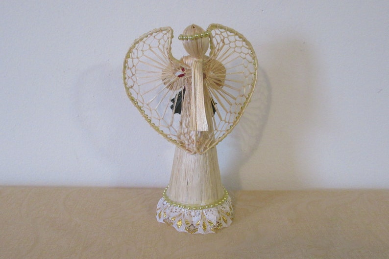 Christmas Angel, Abacá Angel, Straw Angel, Raffia Angel, Christmas ...