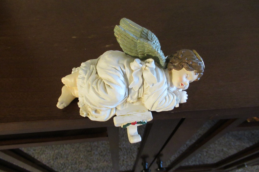 Angel Stocking Holder, Cherub Stocking Hanger, Cherub Angel Christmas ...