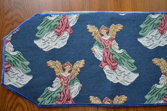 Angel Tablerunner Angel Table Runner Dresser Scarf Tapestry | Etsy