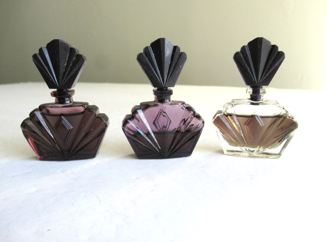 3 Vintage Elizabeth Taylor Passion Parfum Mini Travel Bottles .12 Fl Oz ...
