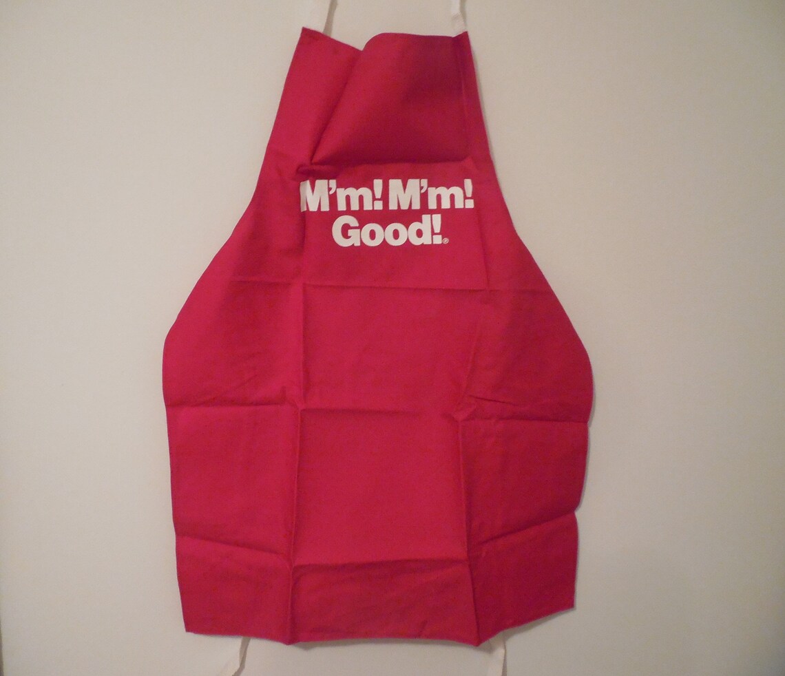 Campbells Soup Apron Mm Mm Good Apron Campbell's Apron - Etsy