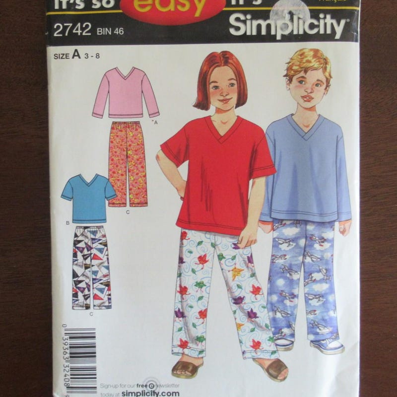 Girls Pajama Pattern - Etsy