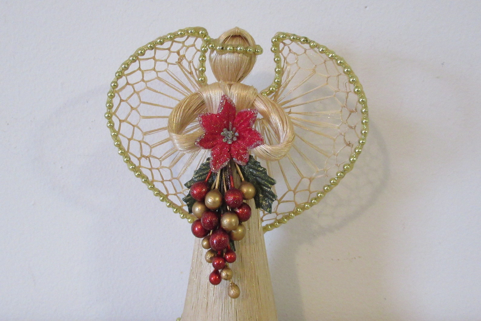 Christmas Angel Abacá Angel Straw Angel Raffia Angel - Etsy