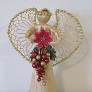Christmas Angel, Abacá Angel, Straw Angel, Raffia Angel, Christmas ...