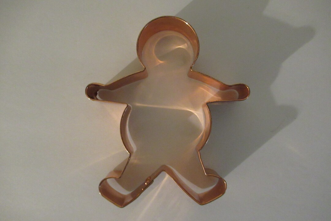 Copper Gingerbread Man Cookie Cutter Copper Cookie Cutter - Etsy