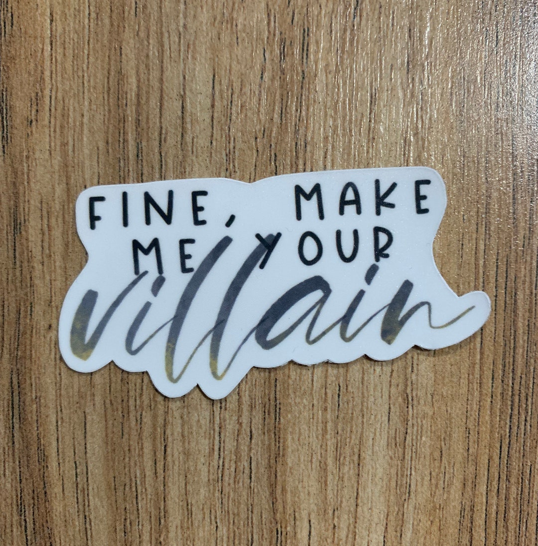 Darkling “villain” Sticker Leigh Bardugo, Shadow and Bone, Alina ...