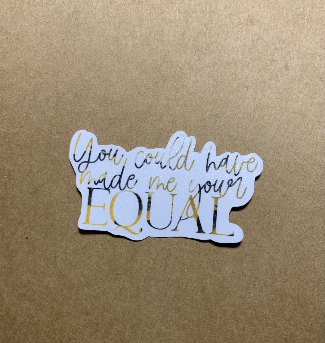 Alina “equal” Sticker Leigh Bardugo, Shadow and Bone, Alina Starkov ...