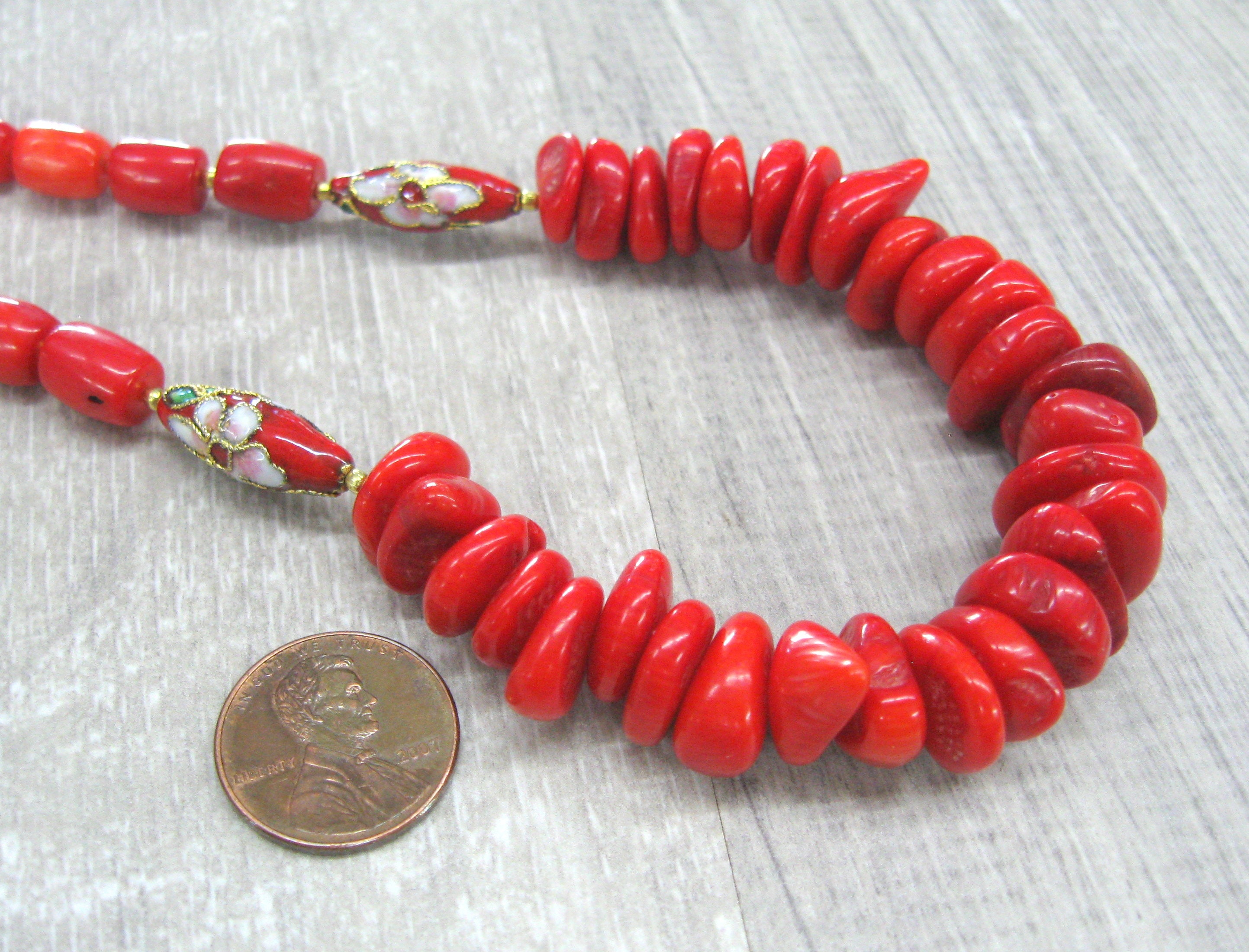 Red coral necklace and bracelets natural coral jewelry set | Etsy