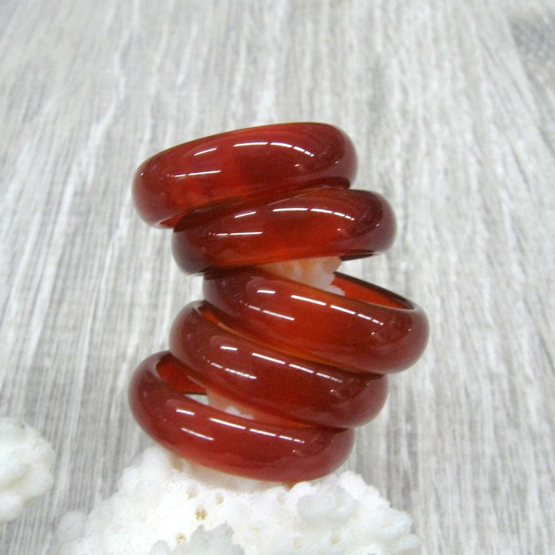 Red Stone Ring - Etsy