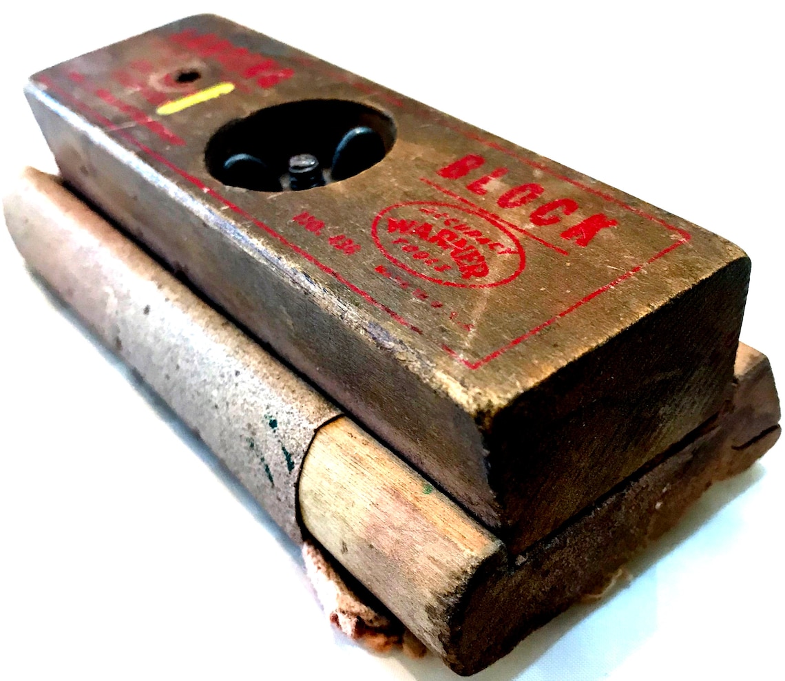 Warner Vintage Sanding Block Early 436 Model In Usable | Etsy