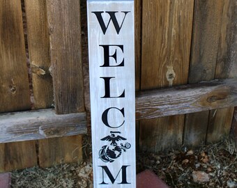 Welcome Usmc Sign - Etsy