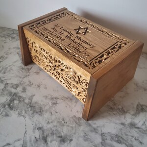 Jewish Star of David Cremation Urn - Adult Cremation Ashes Keepsake Urn ...