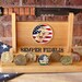 Marine Corps Wood Display Stand for Knife and Challenge Coins - Semper ...