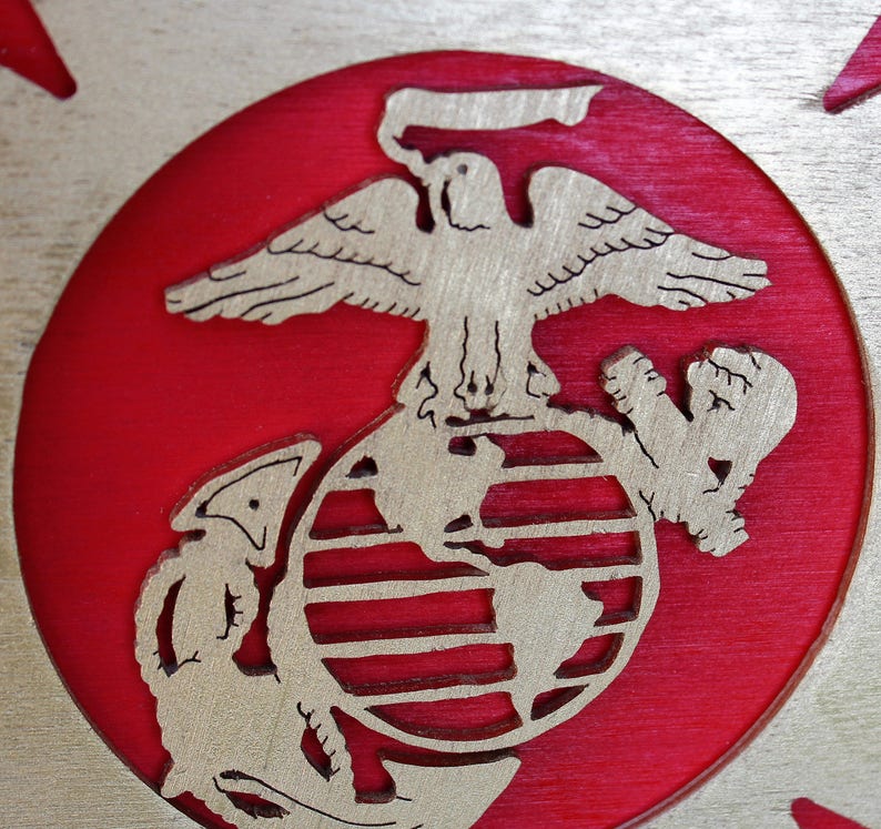 Christmas Tree Topper Marine Corps Tree Topper Christmas | Etsy