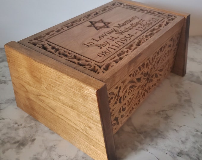 Jewish Star of David Cremation Urn Adult Cremation Ashes - Etsy