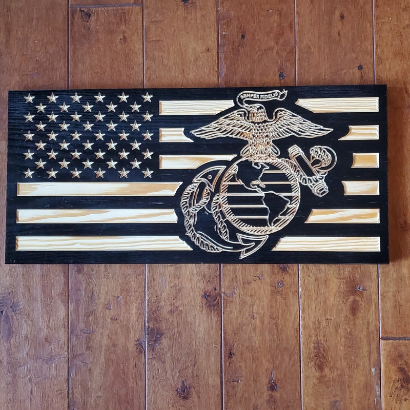 Usmc Wall Art - Etsy