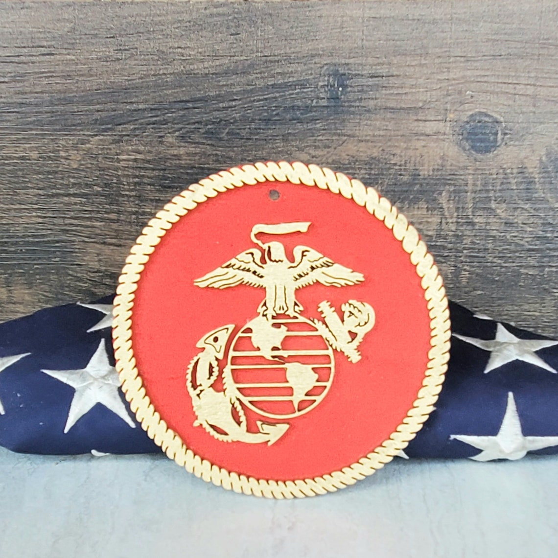Marine Corps EGA Christmas Ornament United States Military | Etsy