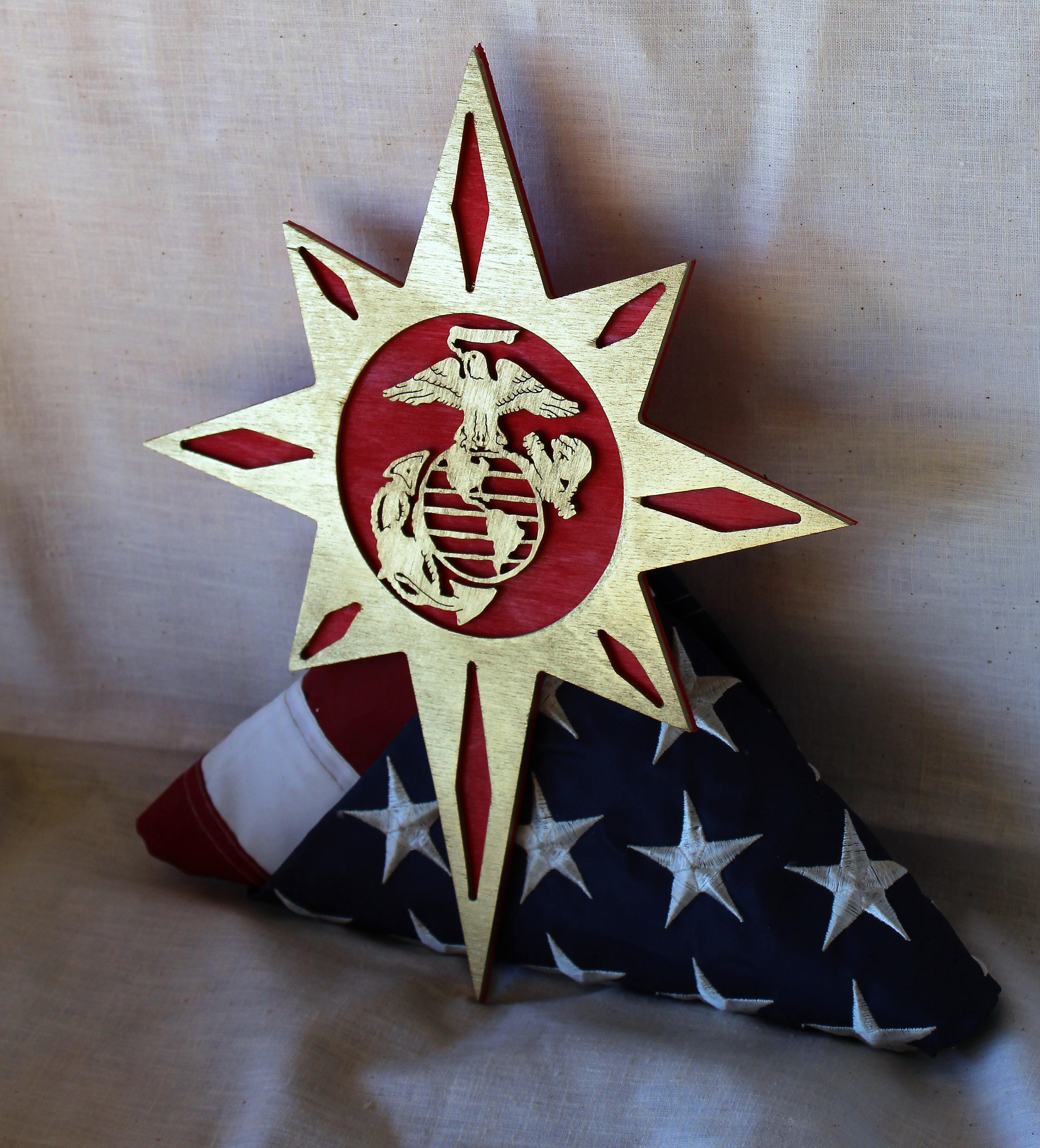 Christmas Tree Topper Marine Corps Tree Topper Christmas | Etsy