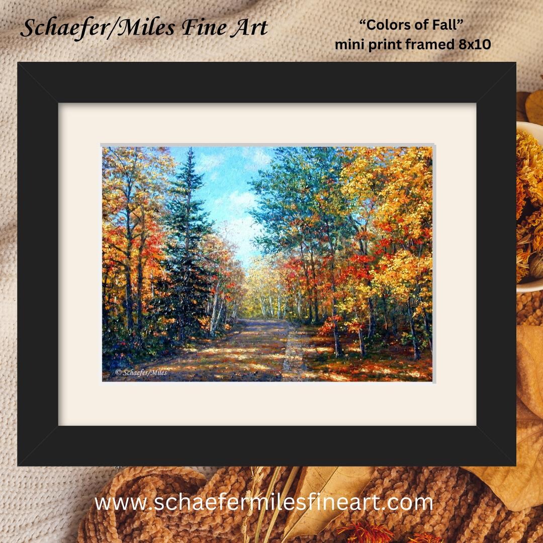 Color of Fall-mini Fall Color Print- Oil Painting Fall- Schaefer Miles ...