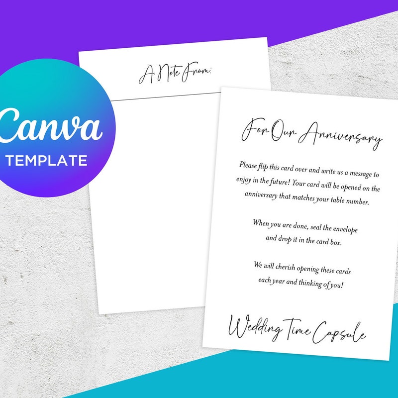 Wedding Time Capsule - Etsy