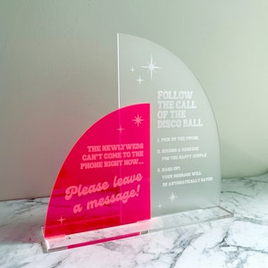 Custom After the Tone Sign / Audio Guest Book Wedding Sign / Guest Book ...