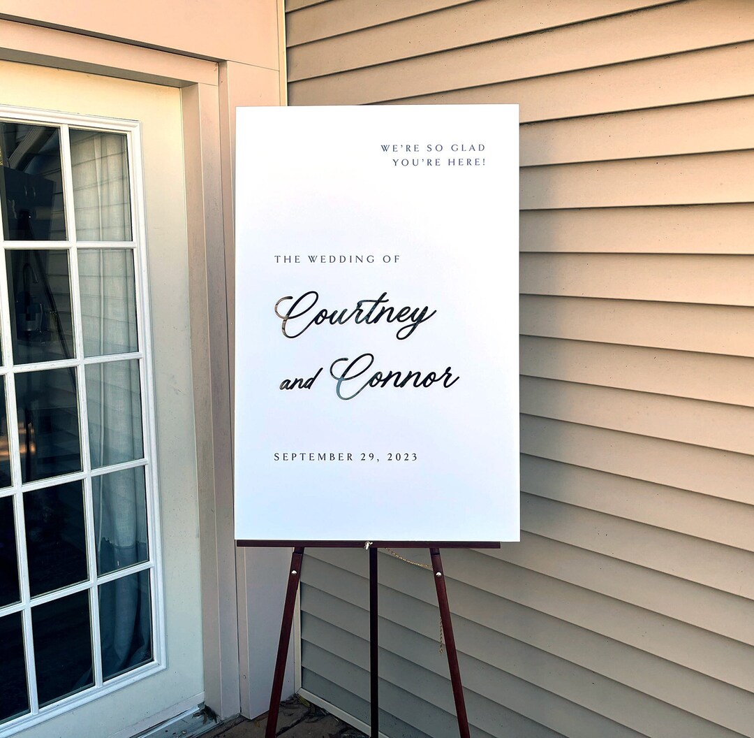 Custom Welcome Sign / Wedding Decor / Neutral Wedding Decor / Foam ...