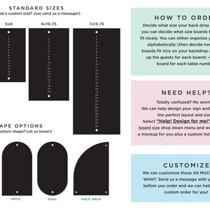 Seating Chart DIY Kit | Seating Chart Printed Names | Wedding Seating ...
