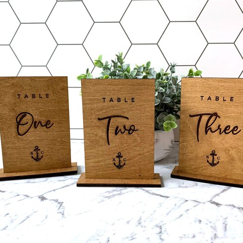 Blue Table Numbers Beach Wedding Decor Printable Table - Etsy