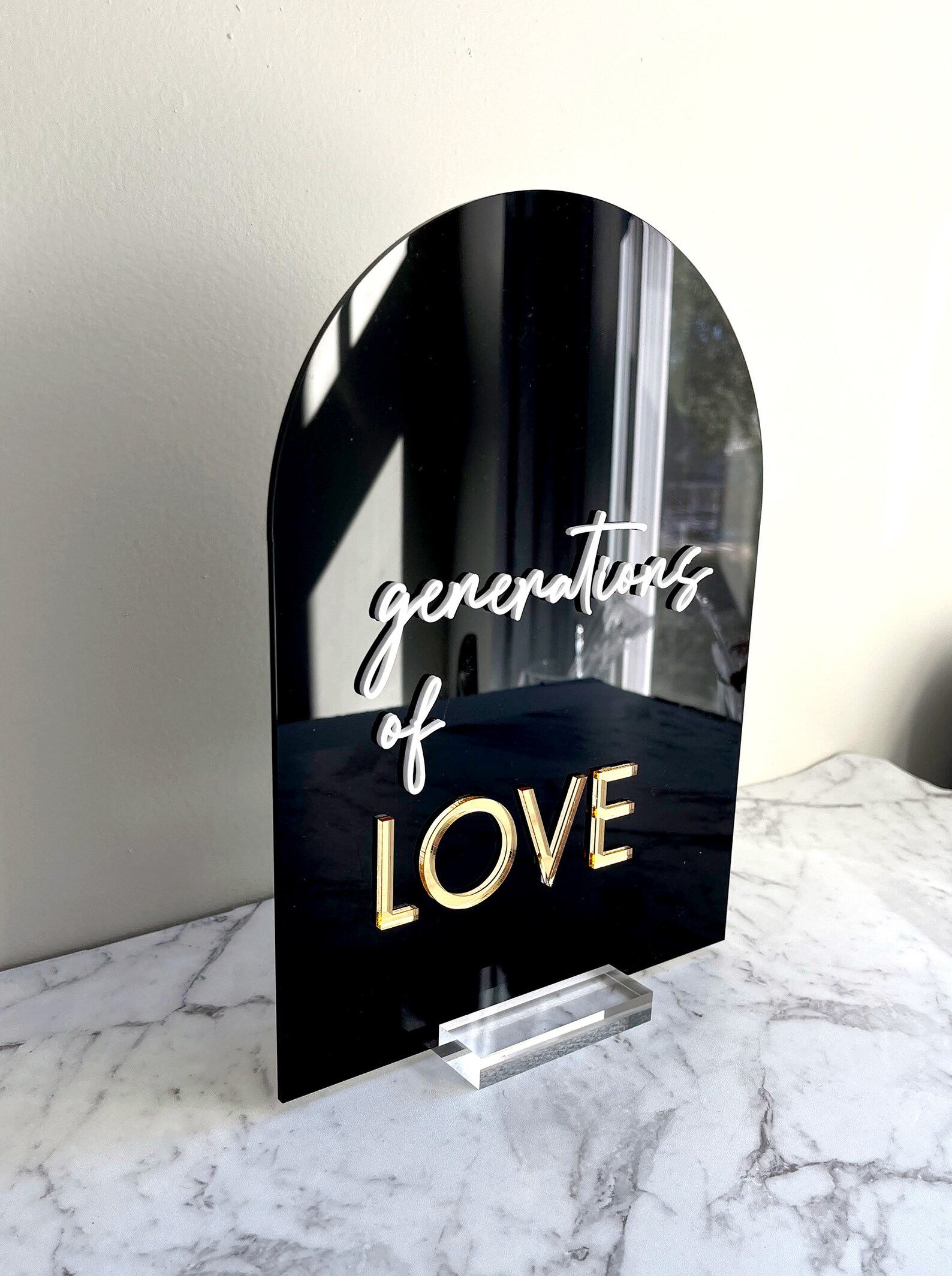 Custom Memory Table Sign | Generations of Love | Family Photos ...