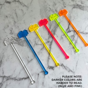 Wedding Logo Drink Stirrers | Personalized Wedding Decor | Gold Swizzle ...