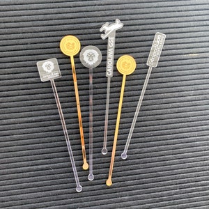 Custom Logo Drink Stirrers Personalized Wedding Decor - Etsy