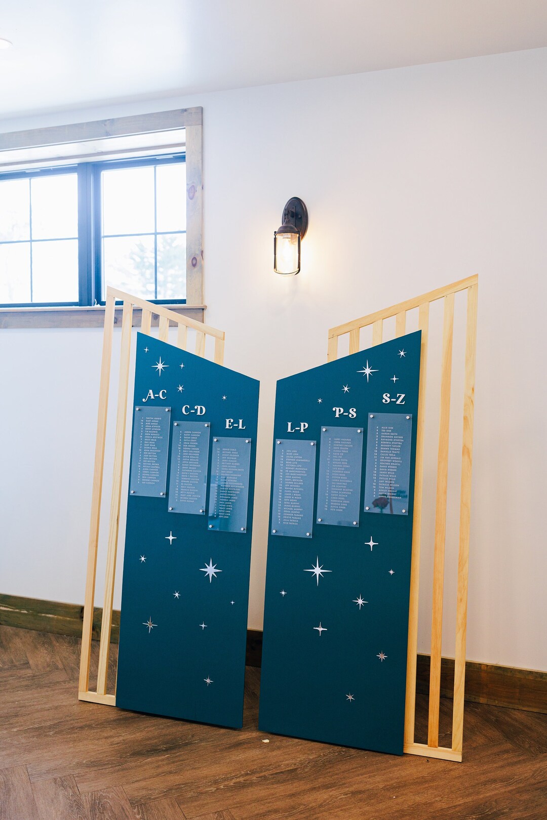 Seating Chart DIY Kit | Seating Chart Printed Names | Wedding Seating ...