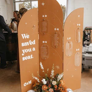 Seating Chart DIY Kit | Seating Chart Printed Names | Wedding Seating ...