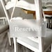 Reserved Ceremony Sign / Guest of Honor Sign / Reserved Chair Marker ...