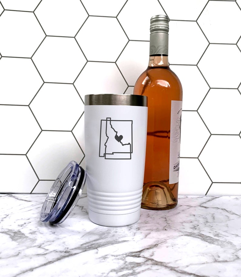 Custom Two States Cup / New Home / Long Distance / First Christmas ...
