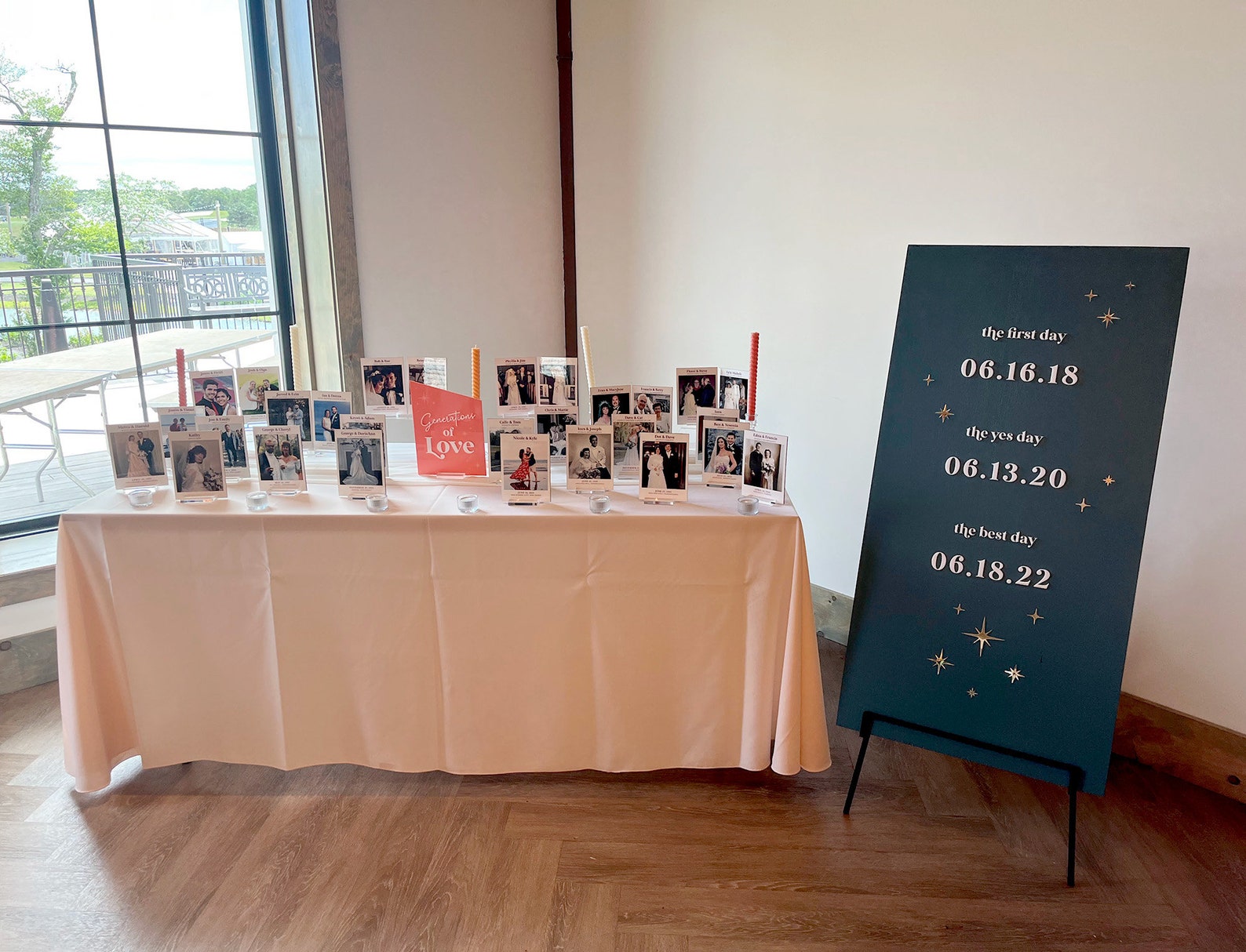 Custom Memory Table Sign Generations of Love Family Photos - Etsy