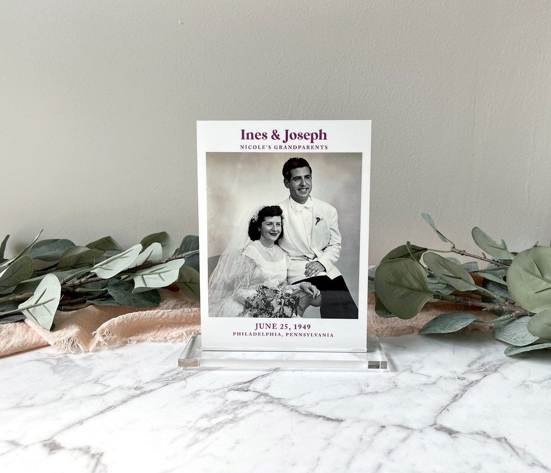 Custom Memory Table Photos | Generations of Love | Family Photos ...