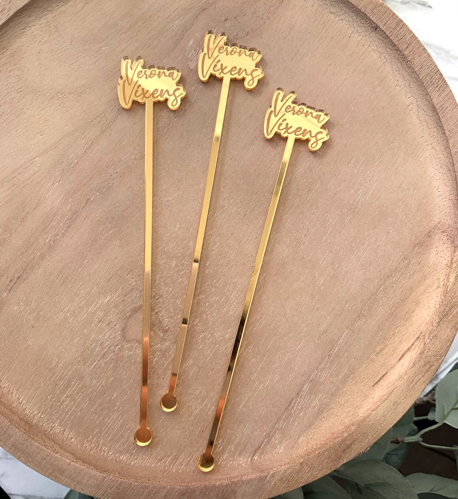 Custom Logo Drink Stirrers Personalized Wedding Decor - Etsy