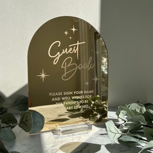 Custom Disco Guest Book Sign / Wedding Guest Book Sign / Wedding Sign ...