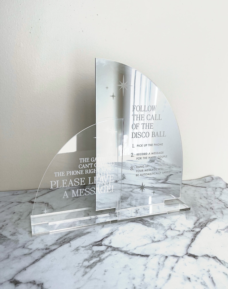 Custom After the Tone Sign / Audio Guest Book Wedding Sign / - Etsy