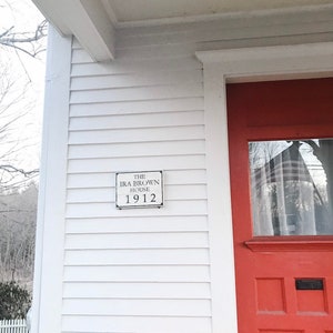 Custom Historic House Plaque - Circa Plaque, Wooden Sign - Etsy