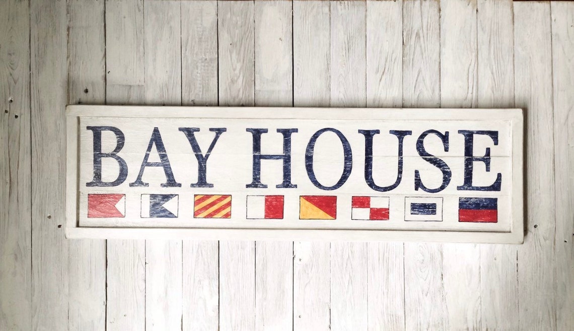 Custom Nautical Flag Sign Nautical Flag Wooden Sign - Etsy