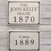 Custom Historic House Plaque - Circa Plaque, Wooden Sign - Etsy