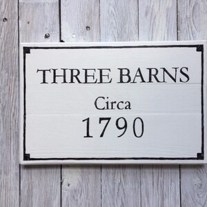 Custom Historic House Plaque - Circa Plaque, Wooden Sign - Etsy