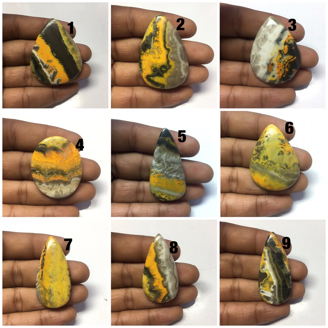 Bumblebee Cabochon Gemstone, Smooth Bumblebee Cabochon Design Bumblebee ...